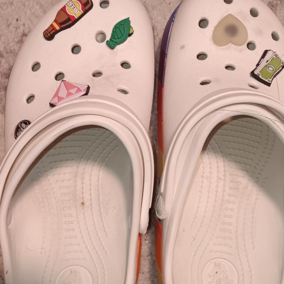 CROCS | Shoes | Crocs Size W 9 M 7 In Good Condition Some Minor Stain ...